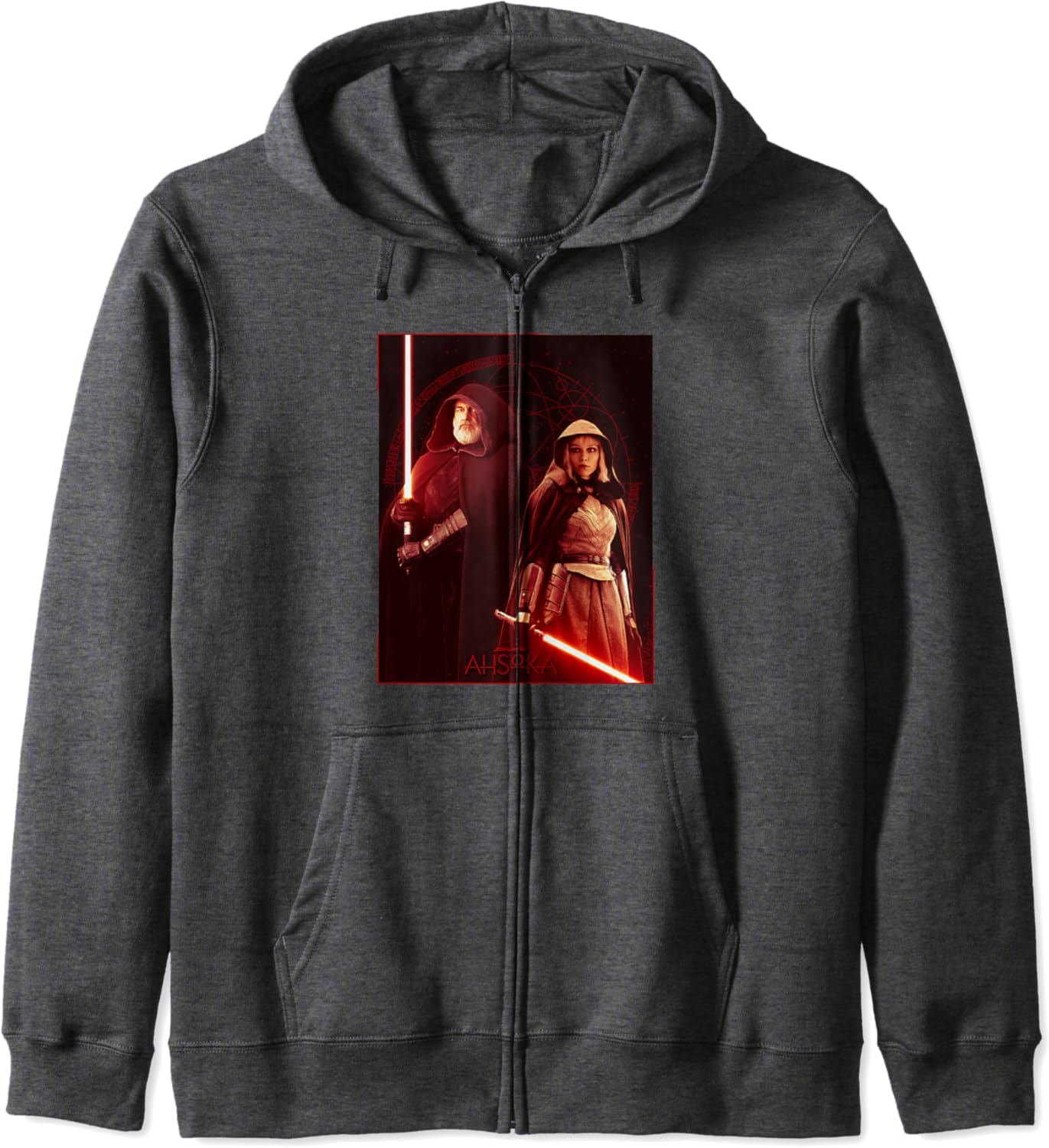 Star Wars: Ahsoka Shin Hati & Baylan Skoll Red Jedi Poster Zip Hoodie – HPSTORELLC